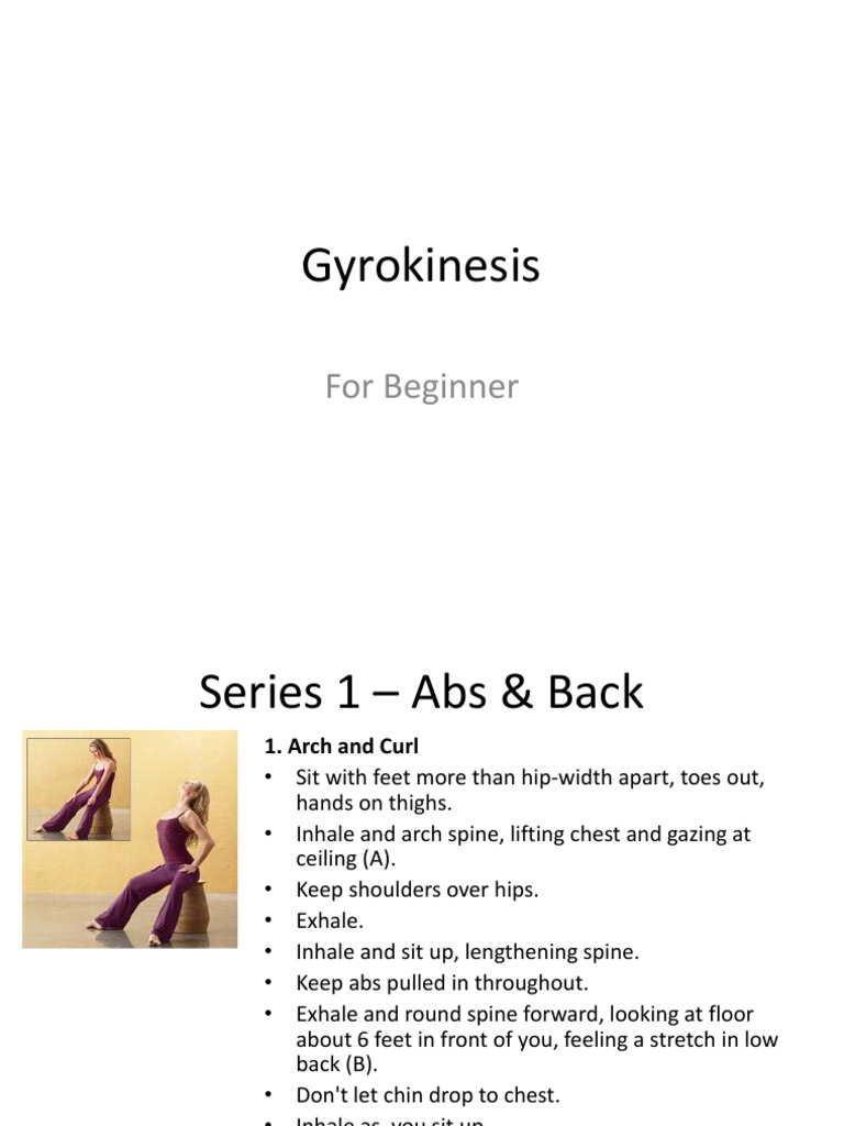 Beginner Gyrokinesis Exercises for Developing a Strong Core and ...