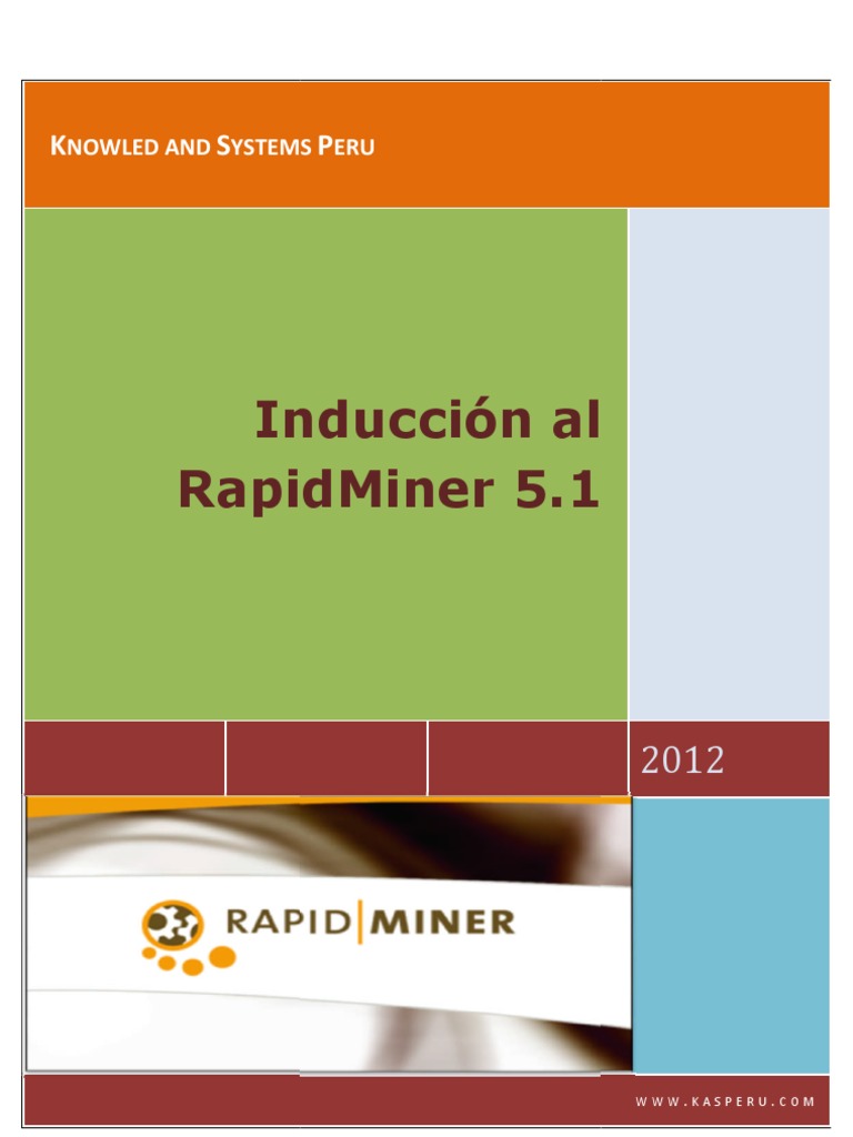Tutorial de Inducción Al RapidMiner | PDF | Archivo de computadora | Áreas de informática