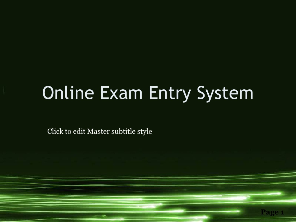 Online Examination System | PDF