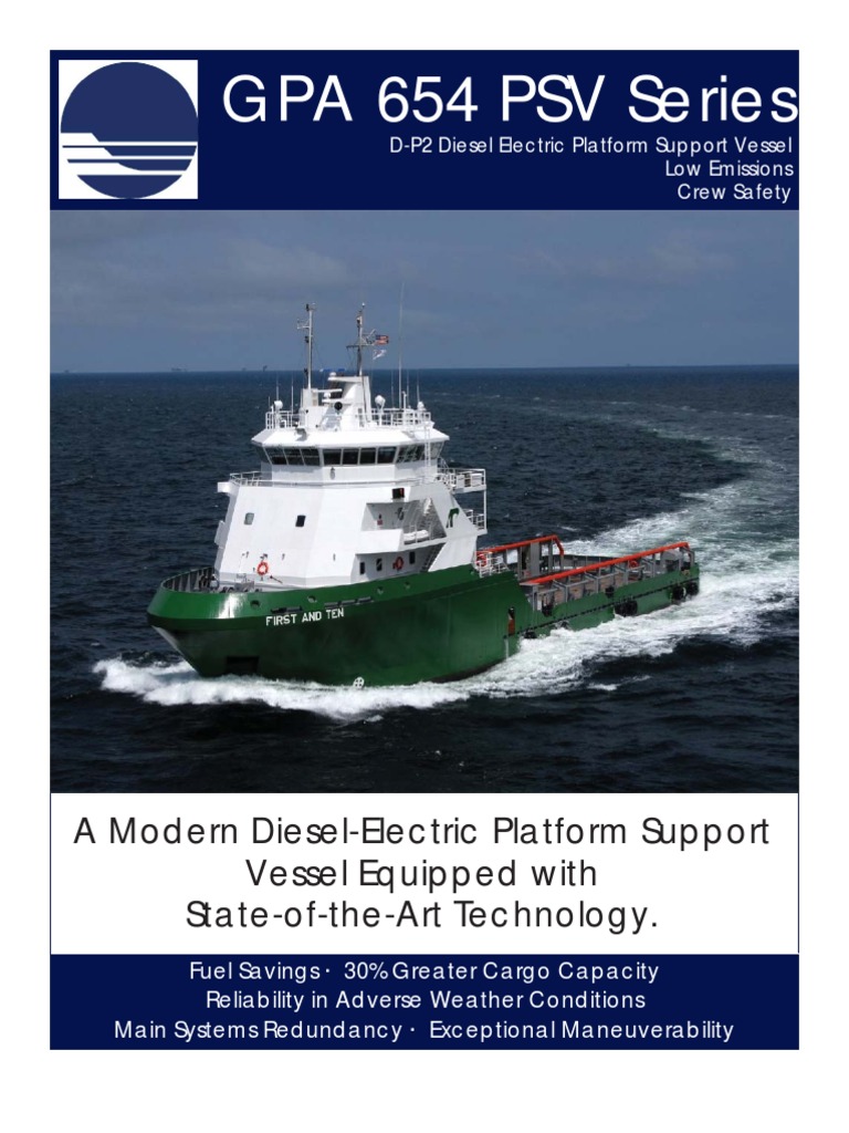 Gpa 654 PSV Series | PDF | Marine Propulsion | Diesel Engine
