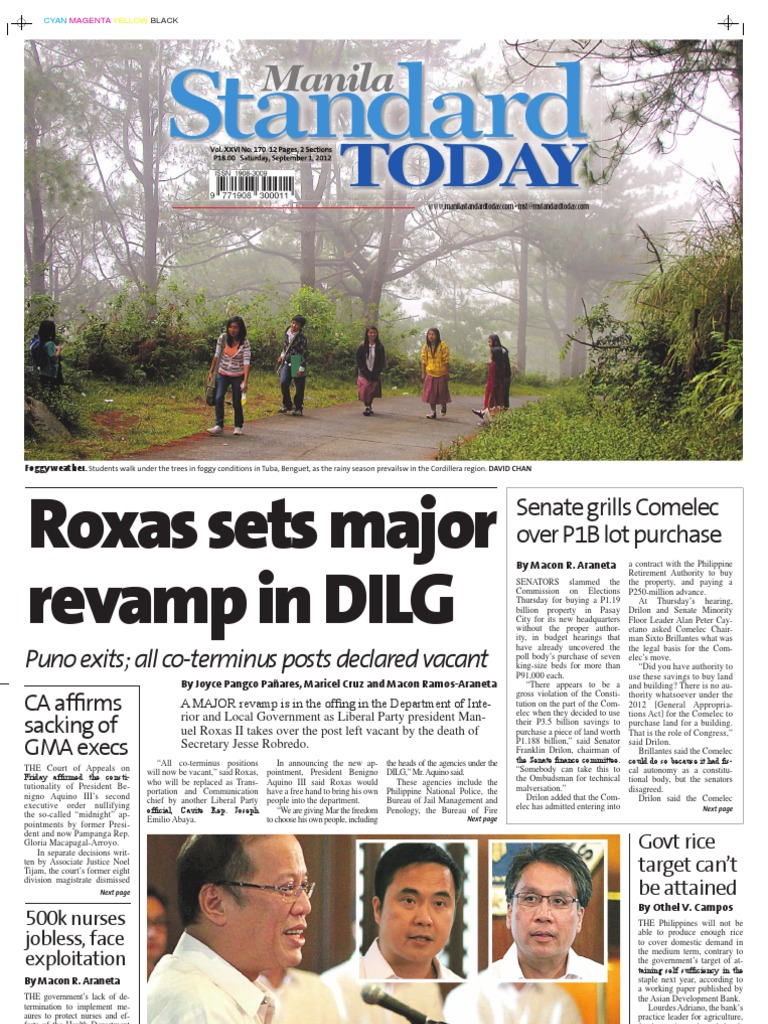 Manila Standard Today - September 1, 2012 Issue | PDF