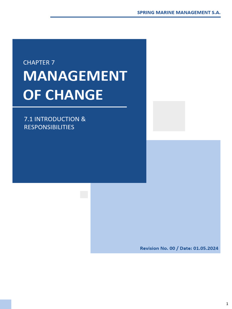 Management of Change | PDF | Verification And Validation