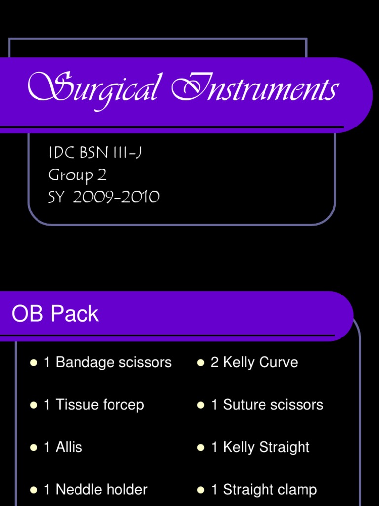 Surgical Instruments | PDF | Surgical Suture | Surgery