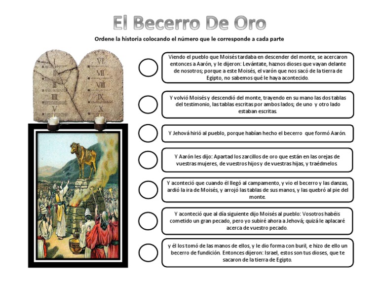 Historia del Becerro de Oro para Niños | PDF | Historia