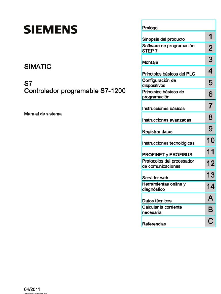 s71200 System Manual Es-ES | PDF | Controlador lógico programable ...