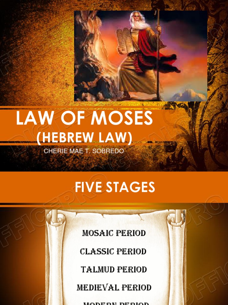 Law of Moses - Philo Report | PDF | Torah | Book Of Exodus
