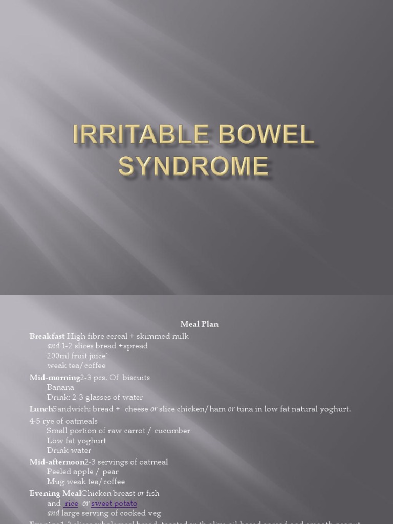 Irritable Bowel Syndrome | PDF | Irritable Bowel Syndrome | Diarrhea