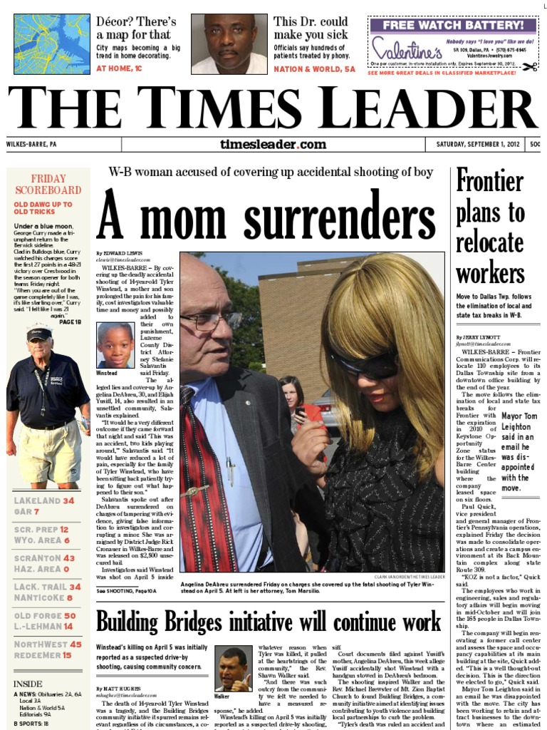 Times Leader 09-01-2012 | PDF | Wilkes Barre | Mega Millions