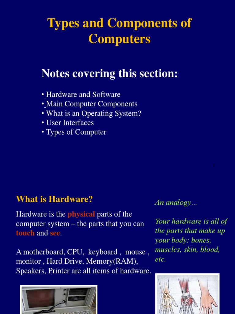 Types and Components of Computer Systems | PDF | Graphical User ...