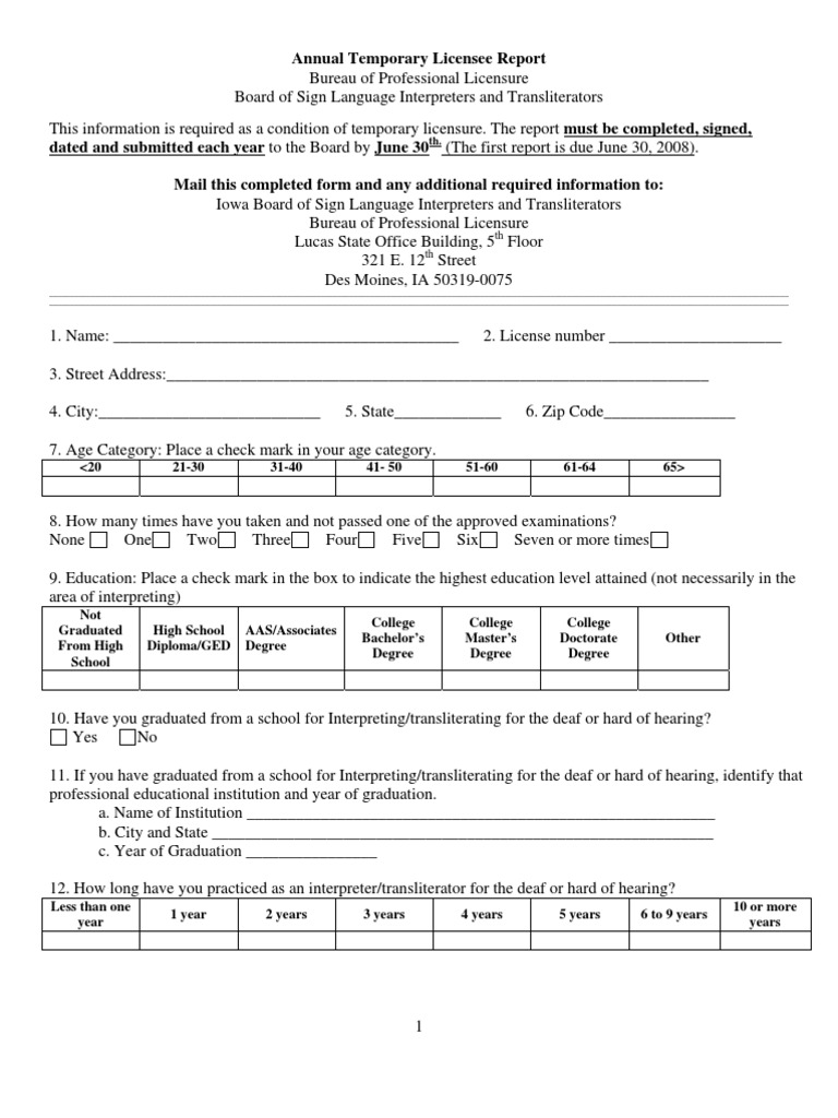 Sli Temp License Report | PDF | Language Interpretation | Academic Degree