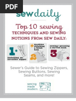 Drivers Ed For Sewing Machines | PDF | Sewing Machine | Seam (Sewing)