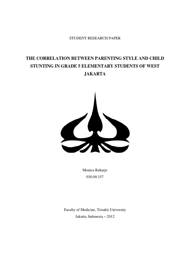 The Correlation Between Parenting Style and Child Stunting | PDF ... The Correlation Between Parenting Style and Child Stunting | PDF ...