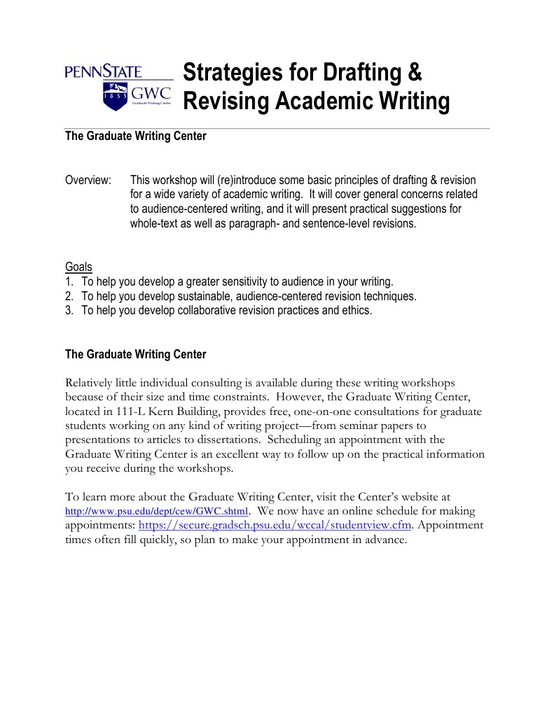 Academic Writing: Drafting & Revision Tips | PDF | Common Cold | Color