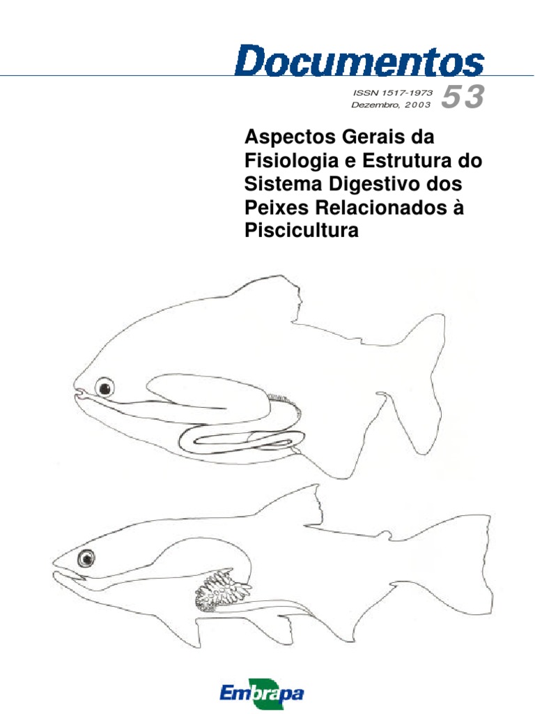 Livro - Anatomia e Fisiologia Dos Peixes de Agua Doce | PDF | Estômago ...