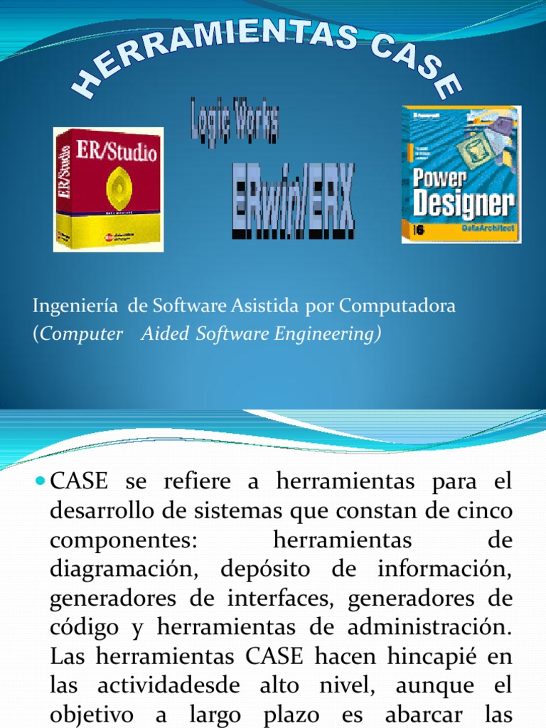 Herramientas Case | PDF | Bases de datos | Software