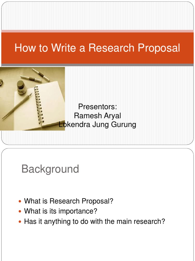 How To Write A Research Proposal | PDF | Literature Review | Abstract ...