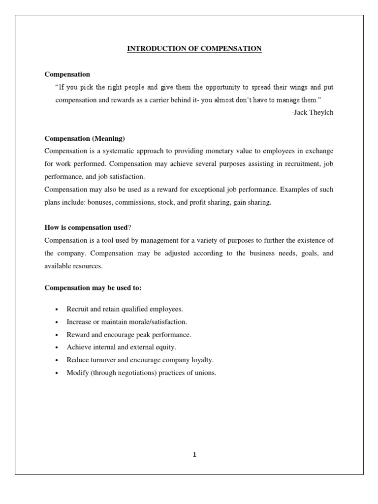 Compensation Strategies and Policies | PDF | Fair Labor Standards Act ...