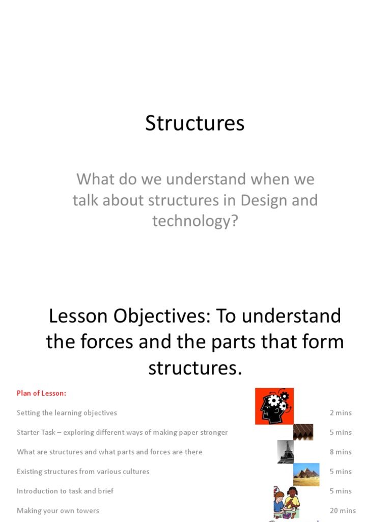Structures: What Do We Understand When We Talk About Structures in ...