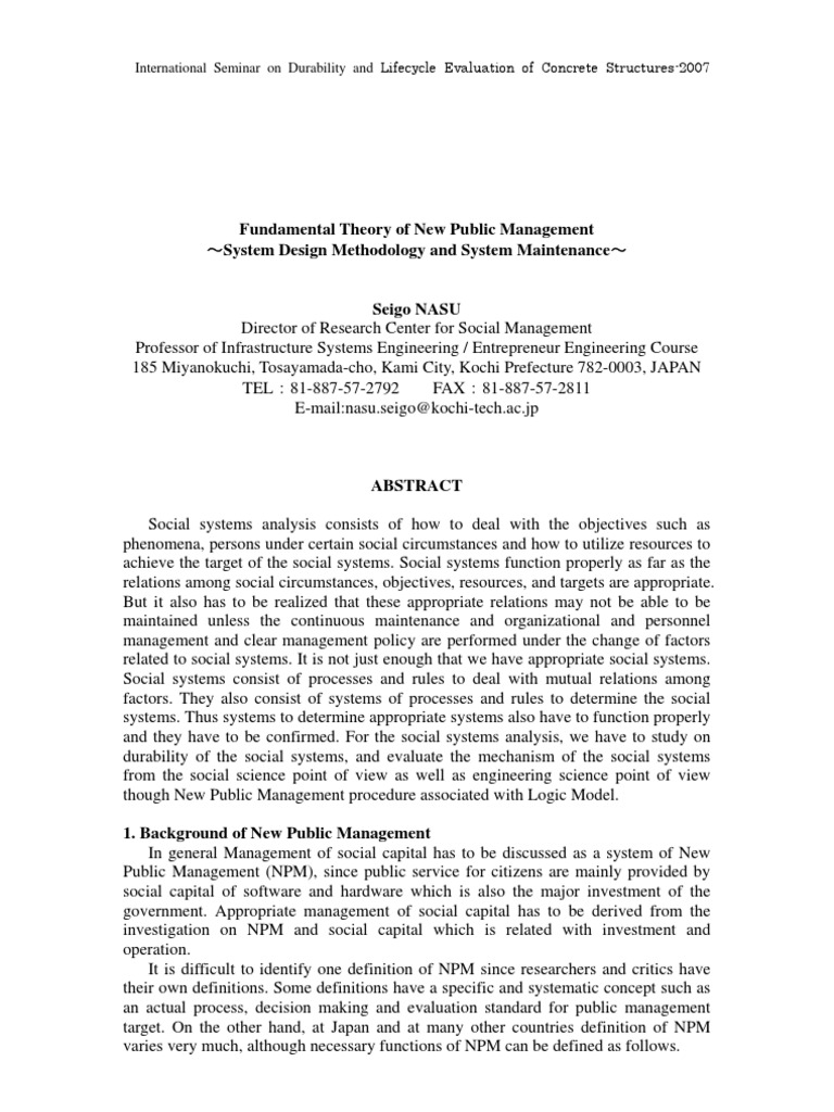 Logic Model | PDF | System | Public Administration