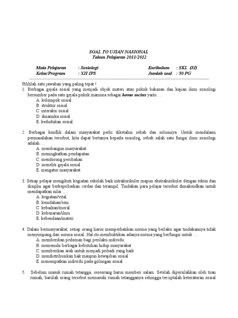 p-1 Dan Kunci R | PDF