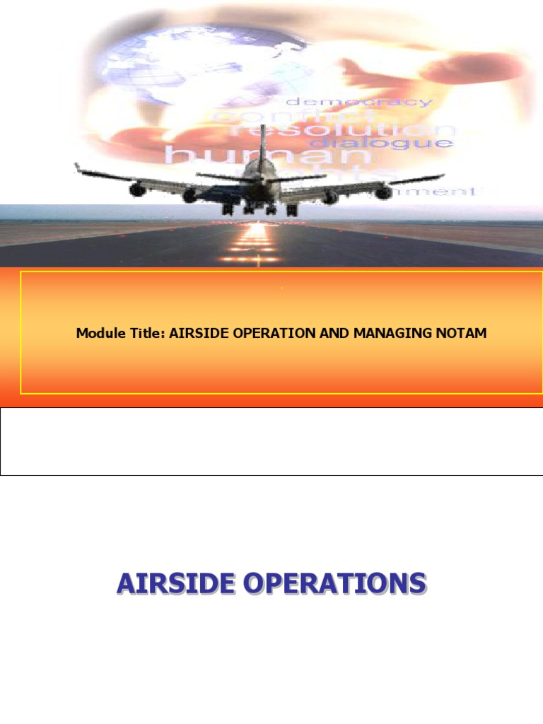 Surface Markings and Notams | PDF | Airport | Runway