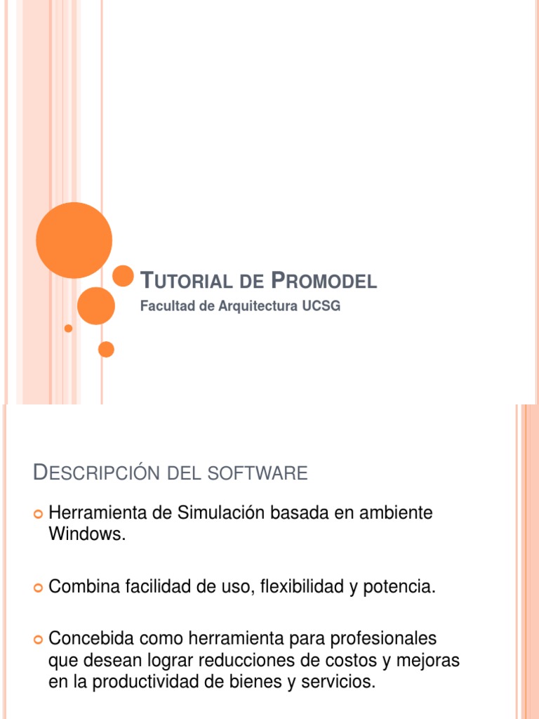 Tutorial de Promodel | PDF | Programación de computadoras | Software