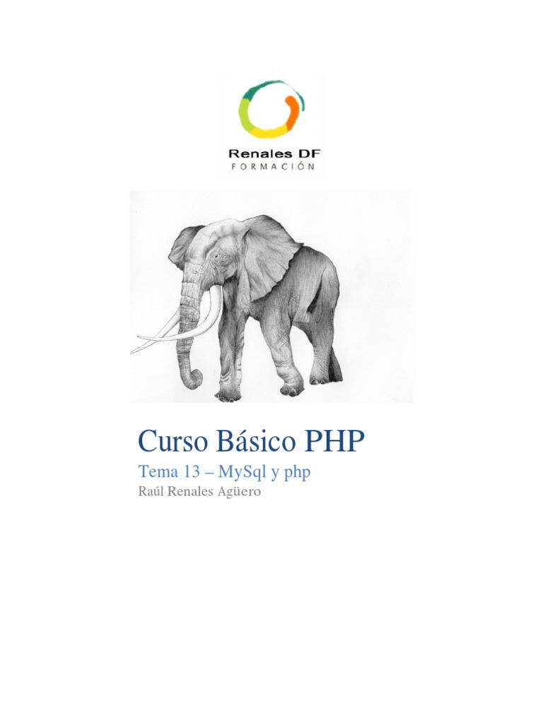 Php Basico Tema 13 Mysql Y Php Pdf Sql Tabla Base De Datos 1202