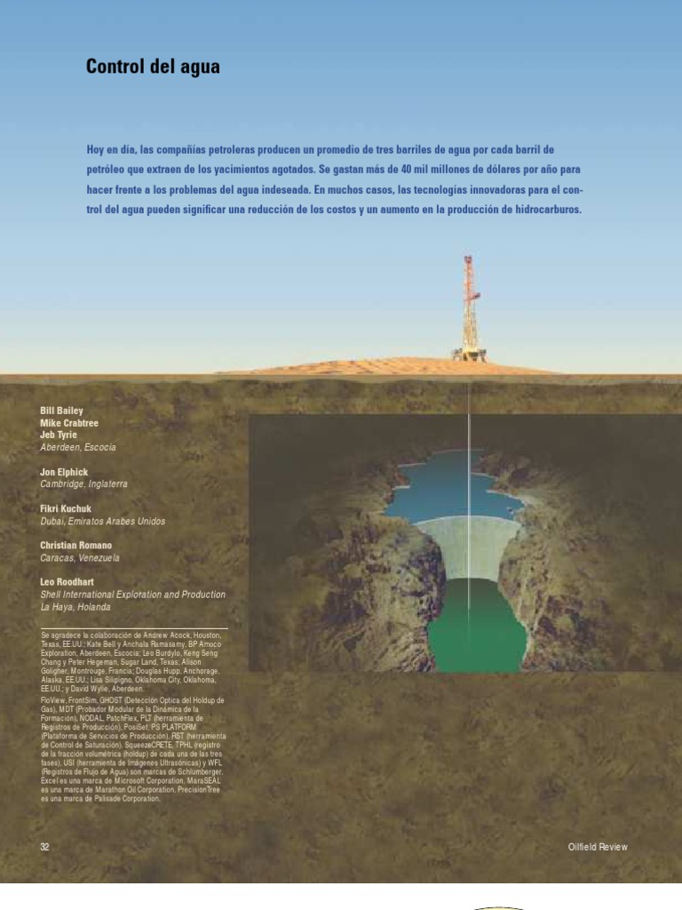 Control del Agua en Producción Petrolera | PDF | Hogar, jardinería y ...