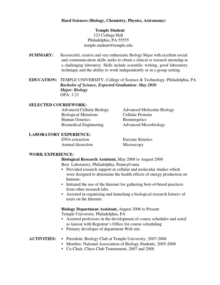 Resume Shell Sciences | PDF | Science & Mathematics