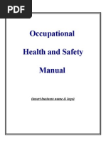 Ohs Manual Sample | PDF | Occupational Safety And Health | Competence ...