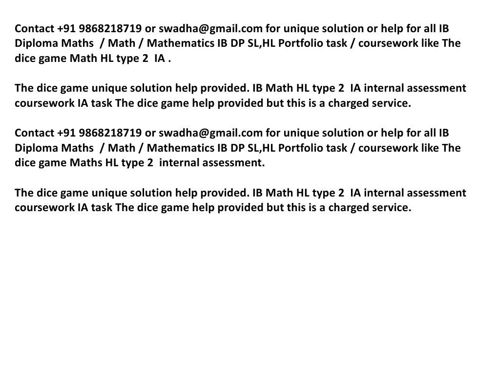 ib-math-hl-ia-the-dice-game-ib-math-hl-portfolio-91-9868218719-maths