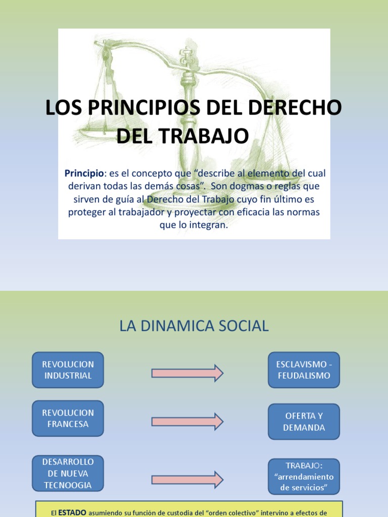 El Principio Protector | PDF | Caso de ley | Derecho laboral