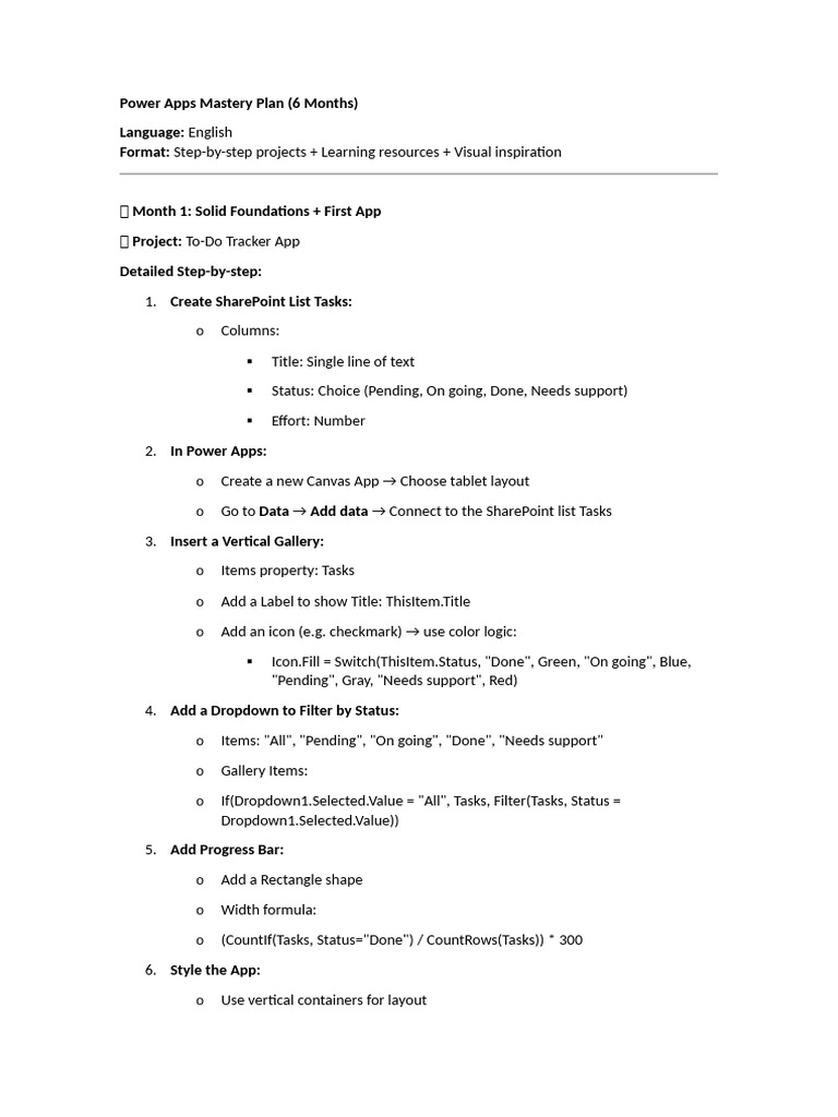 PowerApps Plan | PDF | Page Layout | Icon (Computing)