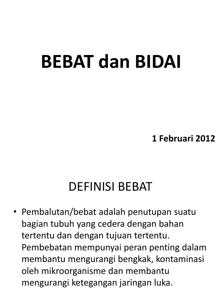 Panduan Bebat dan Bidai untuk Cedera | PDF