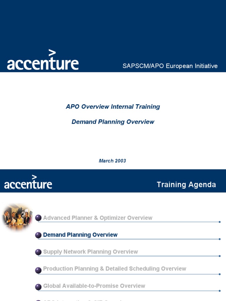 SCM-APO DP Overview | PDF | Forecasting | Time Series