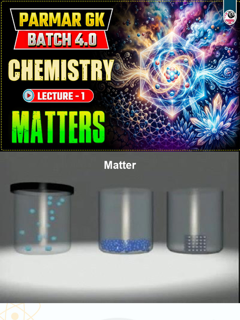 Matter - (Class PDF | PDF