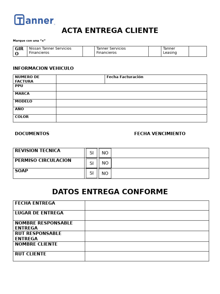 Acta Documentación BRP - 2025 | PDF
