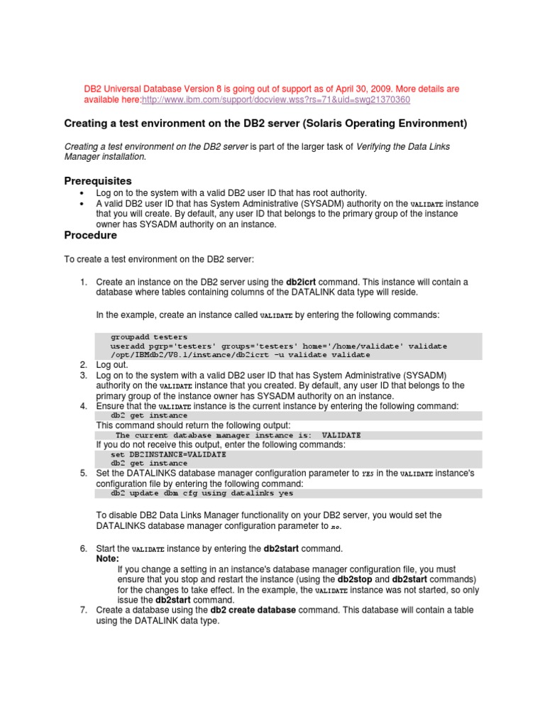 DB2 Migration | Download Free PDF | Ibm Db2 | Databases