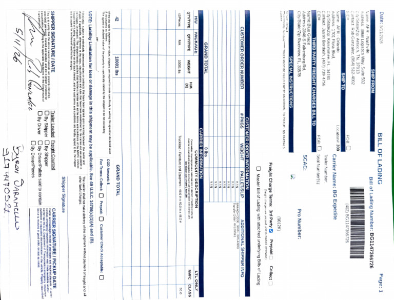 Adobe Scan 11 May 2026 | PDF | Cargo | Supply Chain Management