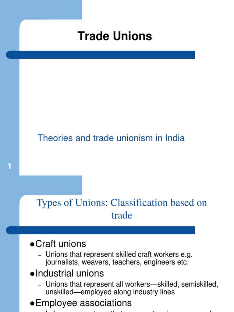 Trade Unions | PDF