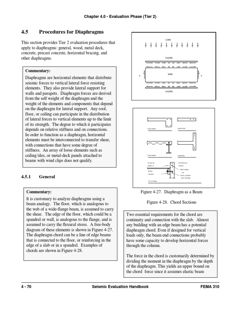 Diaphragm Evaluation Procedures Guide | PDF