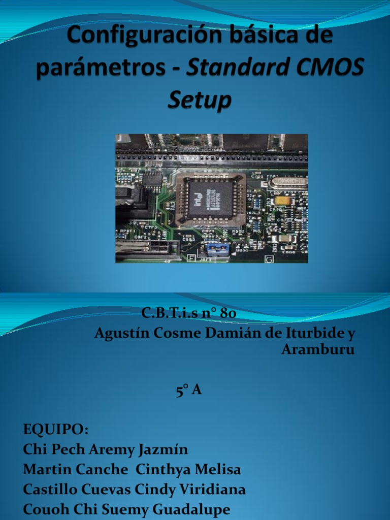 Configuración Básica de Parámetros - Standard CMOS Setup | PDF | Bios ...
