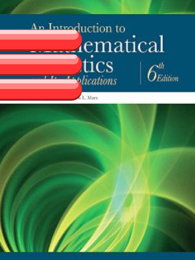 Introduction To Mathematical Statistics and Its Applications 6th ...