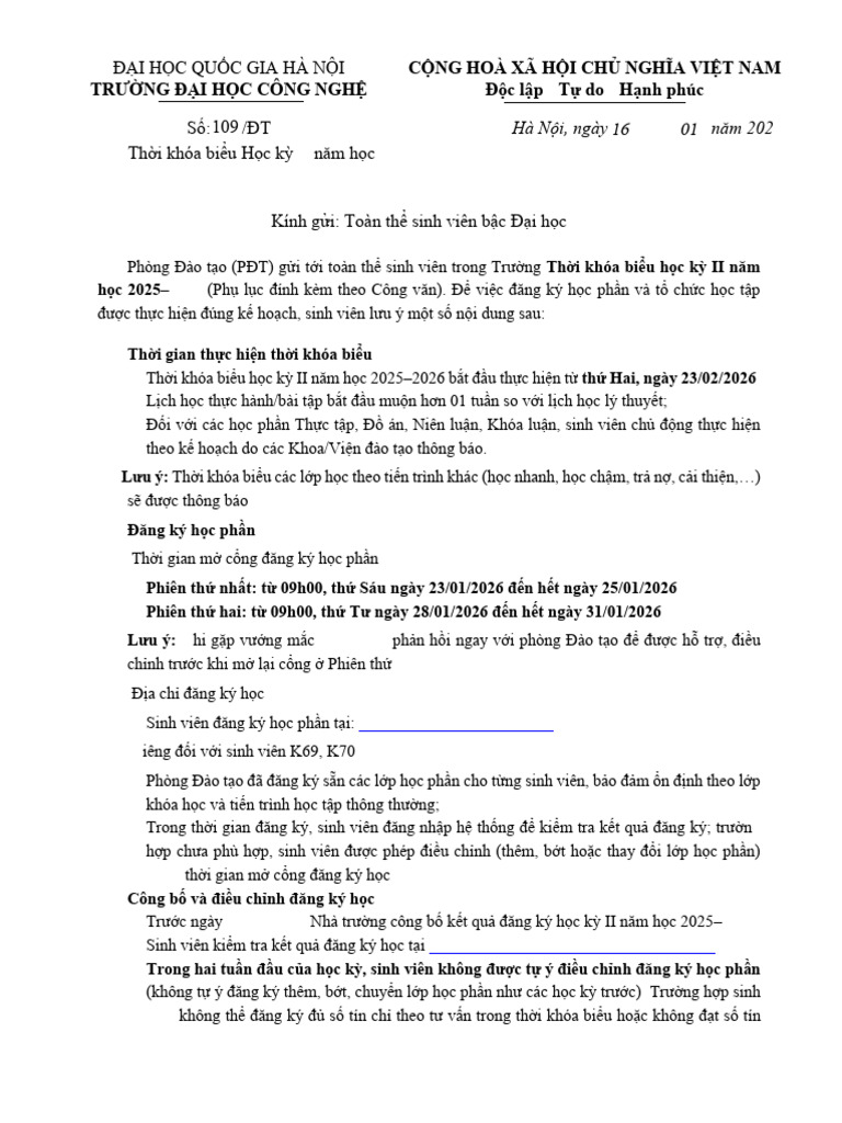Signed - Signed.cv TKB Chính TH C HKII 25-26 G I SV | PDF