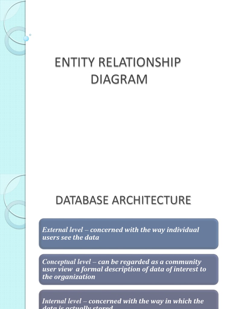 Drawing Entity Relationship Diagrams | PDF | Inheritance (Object ...
