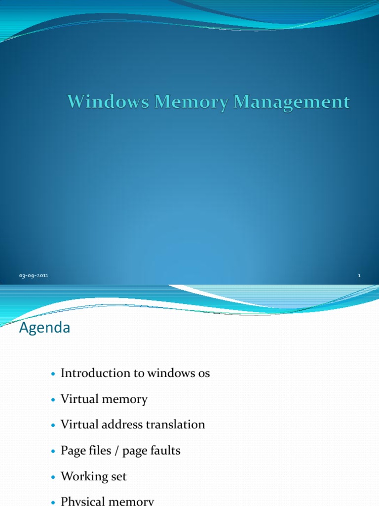 Windows Memory Management | Microsoft Windows | Operating System
