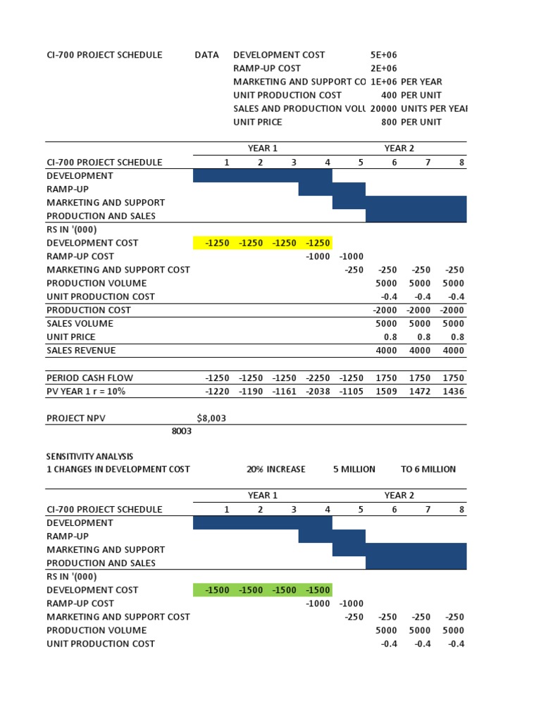 Base Case Financial Model | PDF