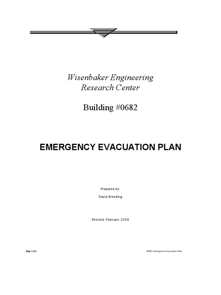 Emergeny Evacuation Plan | PDF | Emergency Evacuation | Emergency