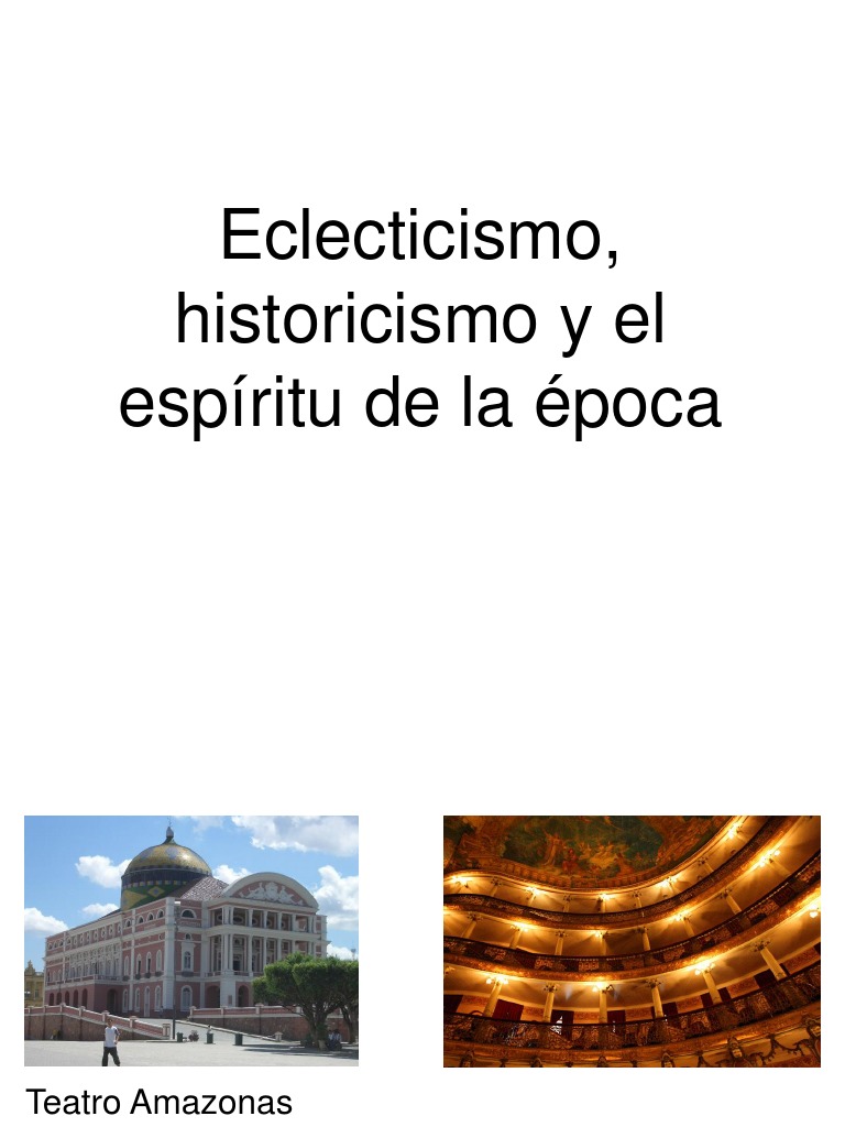 Arquitectura Eclecticismo | PDF