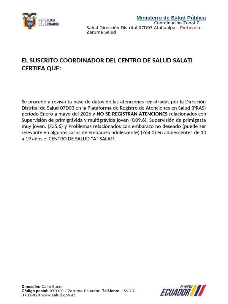 Embarazo Adolescentes | PDF